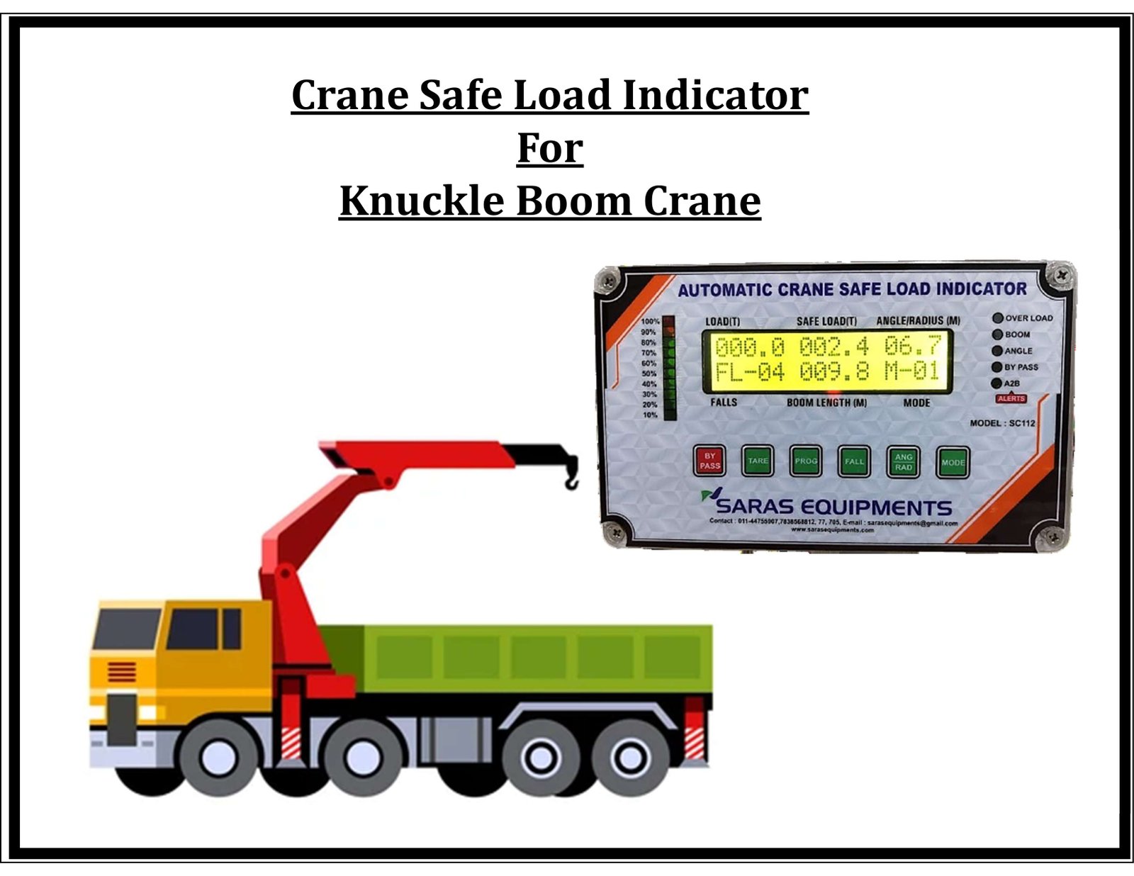 Automatic Safe Load Indicator for hydra crane, Automatic Safe Load ...