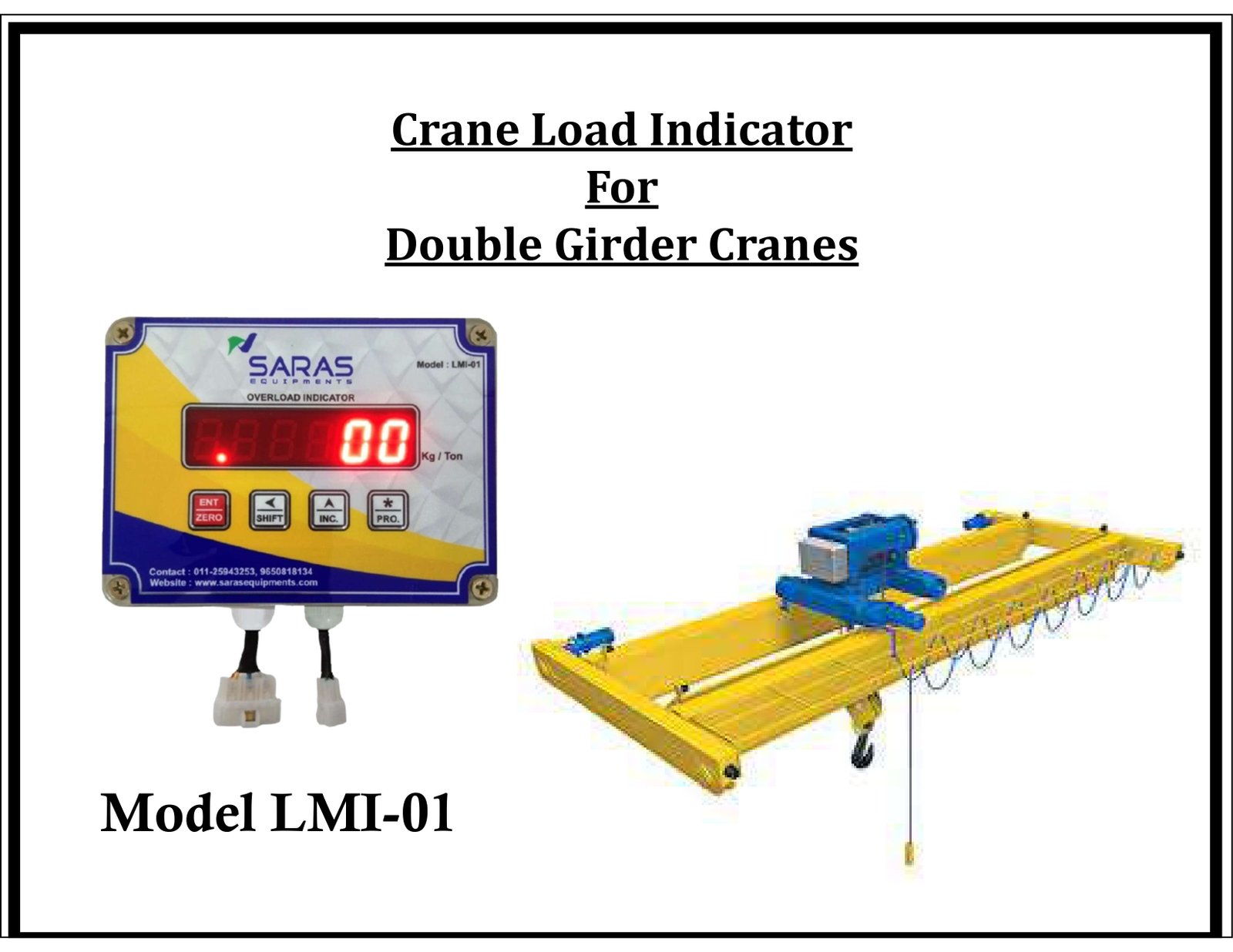 Automatic Safe Load Indicator for hydra crane, Automatic Safe Load ...